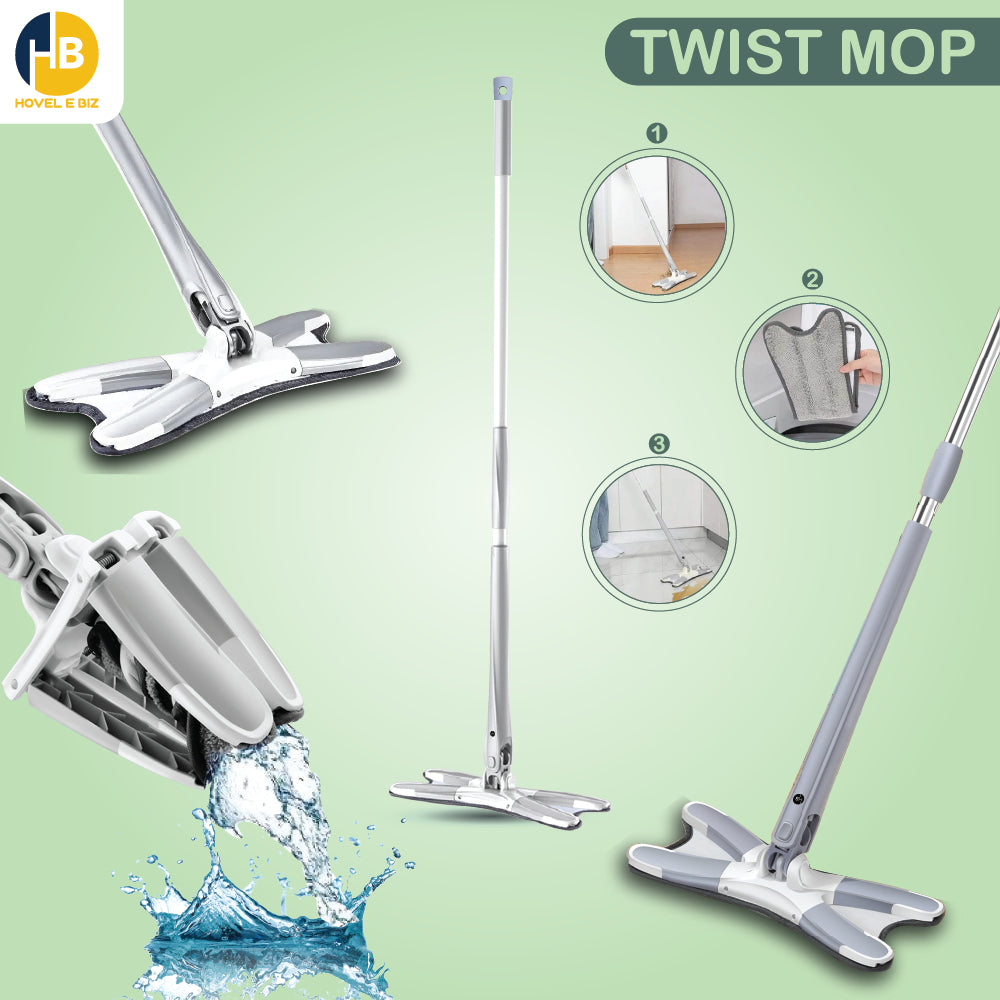 X Shape Microfiber Floor Mop – Hovel E Biz